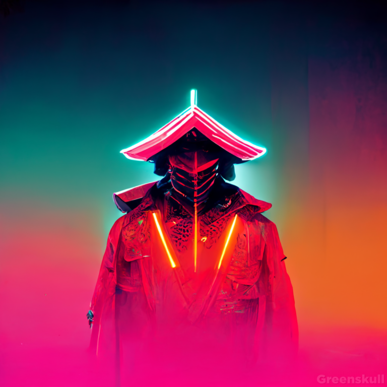 Neon Samurai | GREENSKULL